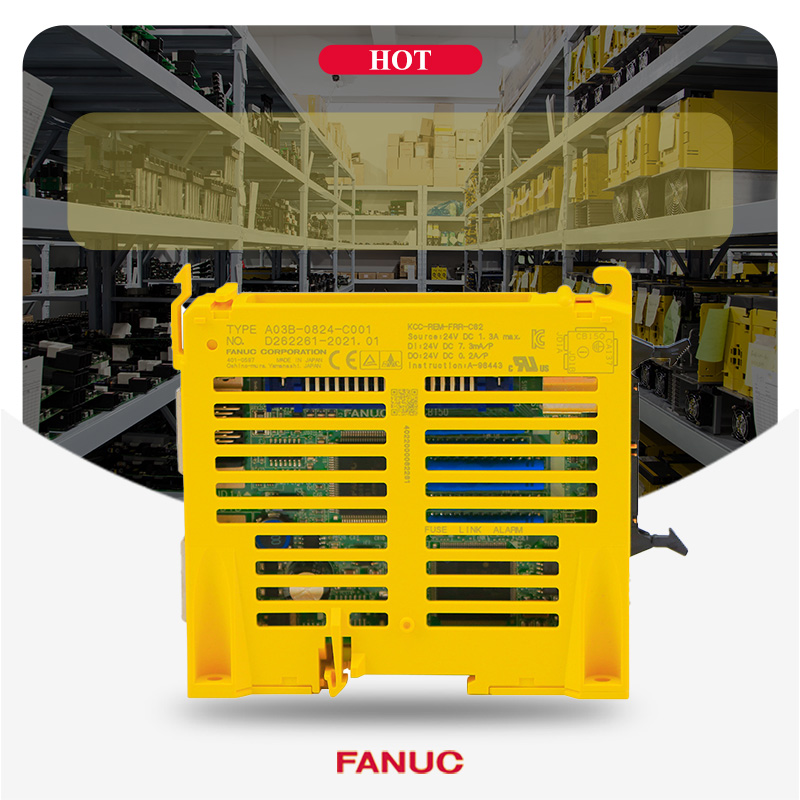 A03B0824C001 FANUC A03B-0824-C001 IO MODULE UNIT